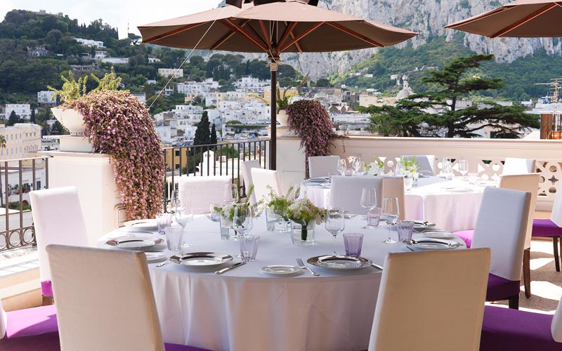 Restaurant Terrazza Tiberio on Capri: Tastes of Tiberio