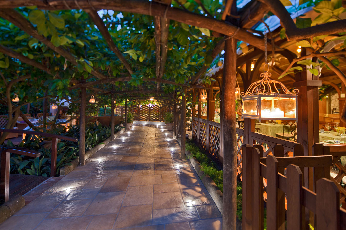Restaurant da Paolino on Capri: Dining under the lemon trees