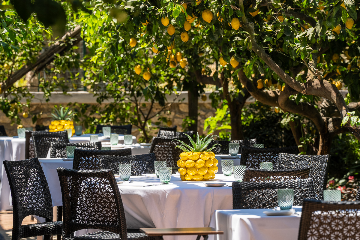 Restaurant La Zagara on Anacapri: Dine under the shade of a lemon grove
