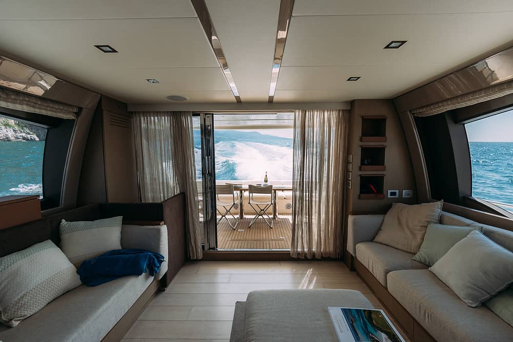 Ferretti 70 Yacht luxury experience 2025 - Charter System