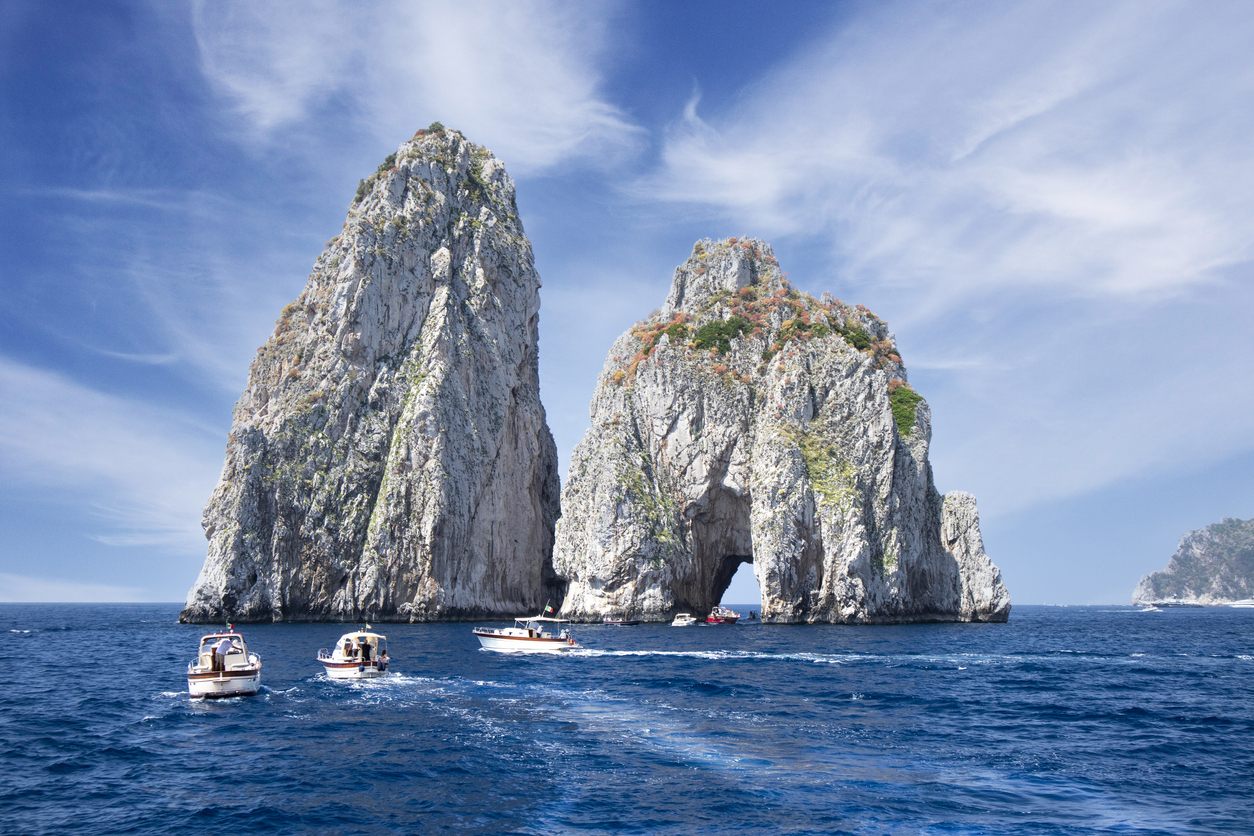 Small group boat tour of Capri with stop to Blue Grotto, from Sorrento ...