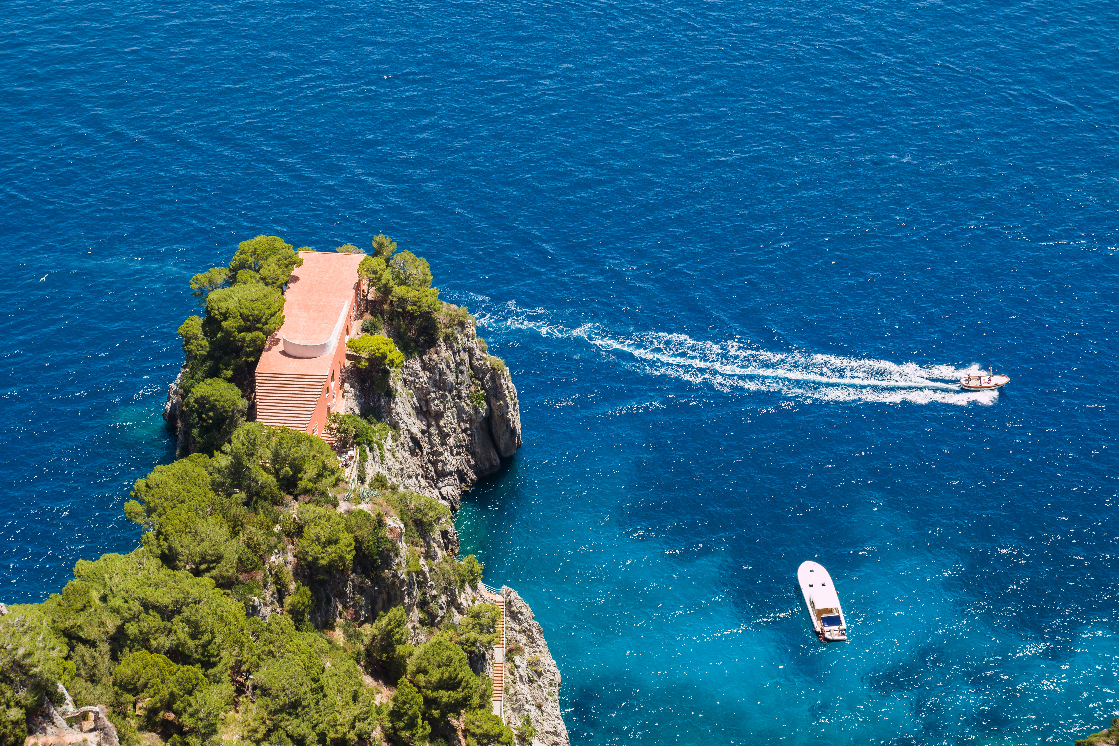 The history of the island of Capri